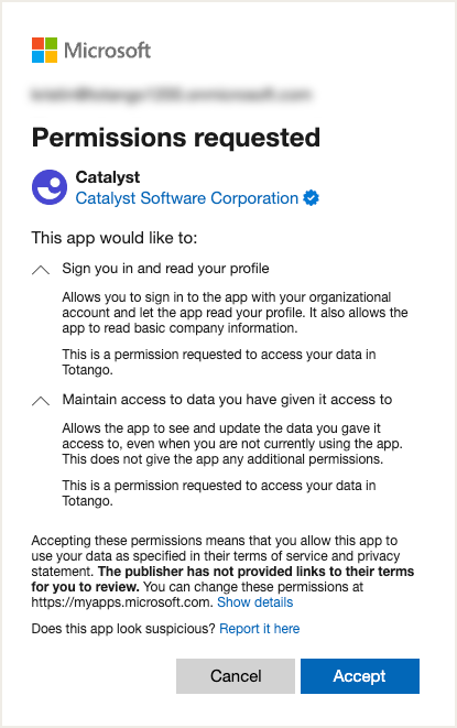 Authentication options – Catalyst Software