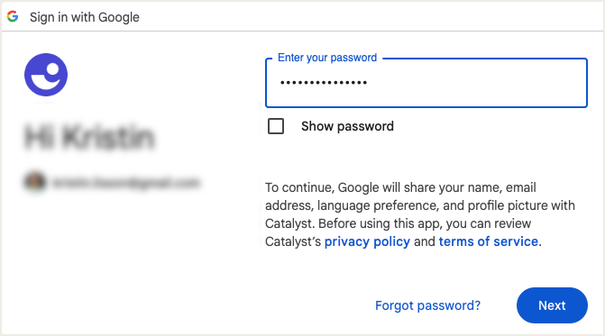 Authentication Options Catalyst Software